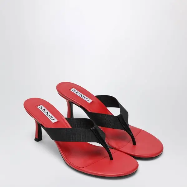 Senso Frida Heeled Sandals - Red