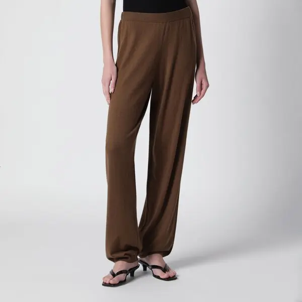 THE FRANKIE SHOP Olia Wool-blend Knit Joggers