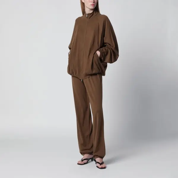 THE FRANKIE SHOP Olia Wool-blend Knit Joggers