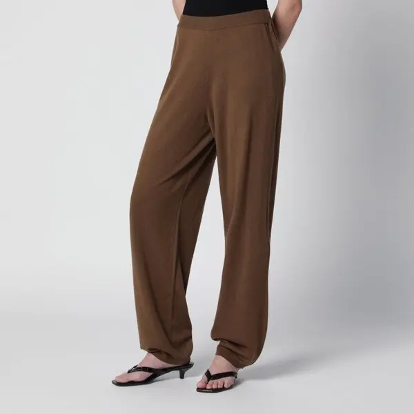 THE FRANKIE SHOP Olia Wool-blend Knit Joggers