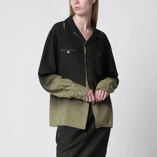 MAISON MARGIELA Gradient Check Viscose Shirt