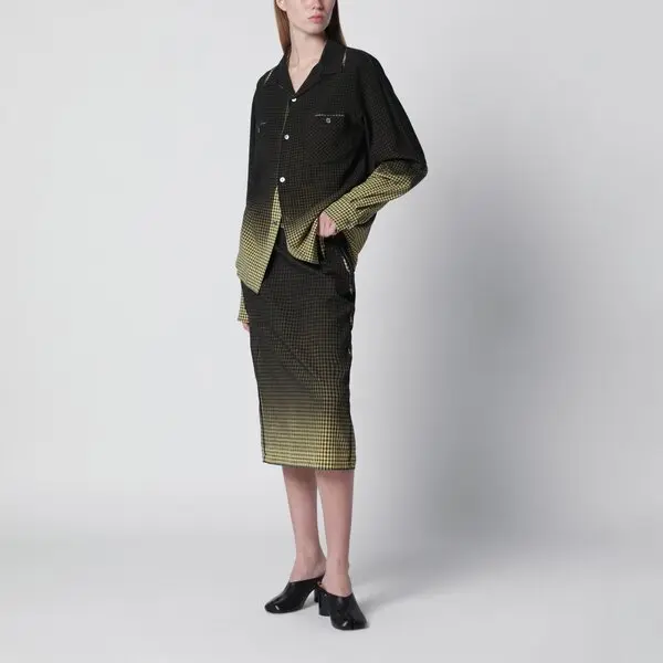 MAISON MARGIELA Gradient Check Viscose Shirt