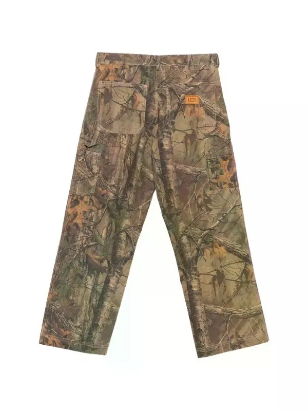 LC23 Leaf-print Trousers