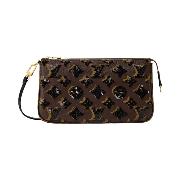 LOUIS VUITTON Pochette Accessoires Monogram Noir