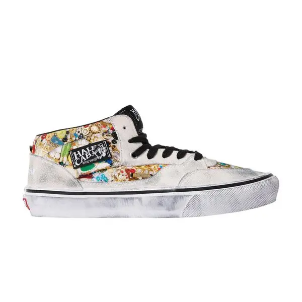 VANS Supreme X Mike Kelley X Half Cab Sneakers - White