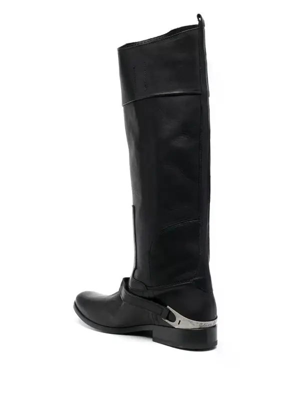 GOLDEN GOOSE Charlie Leather Knee-high Boots