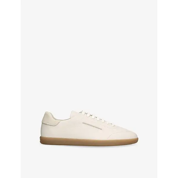 Ermenegildo Zegna 232 Grained Leather Trainers