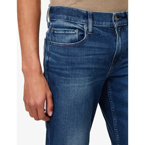 Paige Lennox Slim-fit Stretch-denim Jeans - Menford