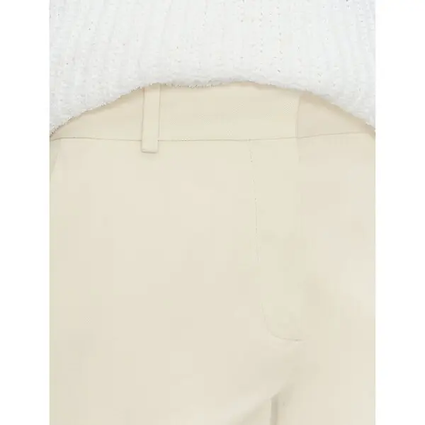 JOSEPH Coleman Slim-fit Mid-rise Stretch-cotton Trousers - Marble