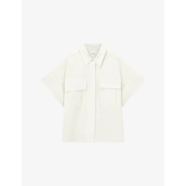JOSEPH Flap-pocket Cotton-poplin Shirt
