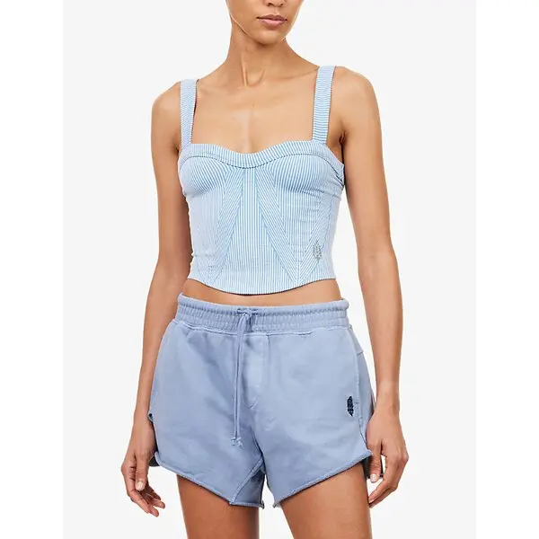 Free People Perfectly Plaited Cami Stretch-woven Top
