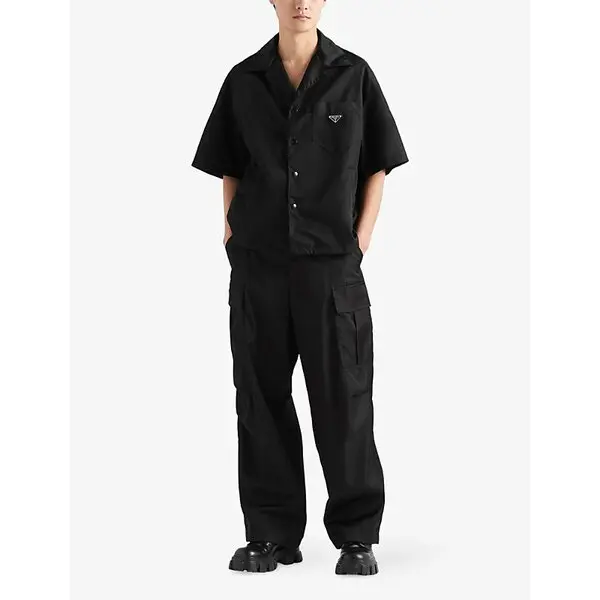 Prada Re-nylon Short-sleeve Woven Shirt
