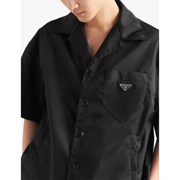 Prada Re-nylon Short-sleeve Woven Shirt
