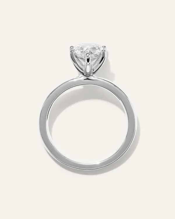 Quince Lab Grown Diamond Pear Engagement Ring 2.5ct - Platinum
