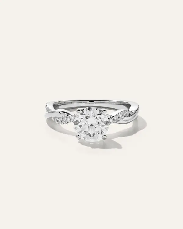 Quince Lab Grown Diamond Engagement Ring 1.5ct - Platinum