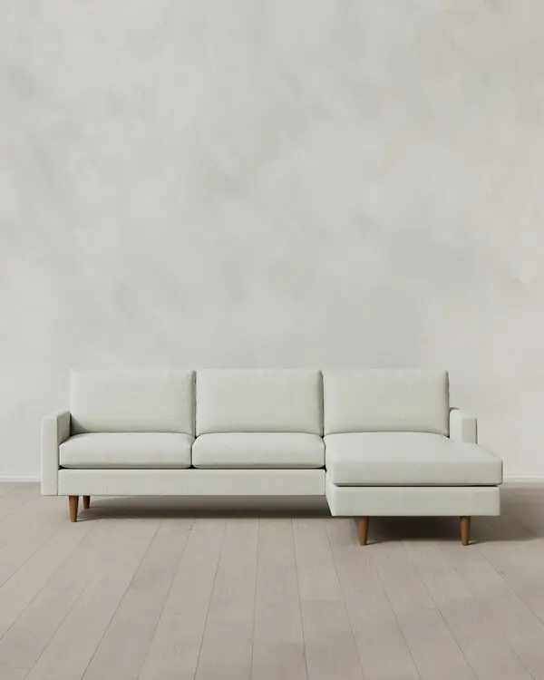 Quince Atlas Midcentury Chaise Sectional - Sorrell