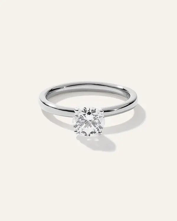 Quince Lab Grown Diamond Comfort Fit Engagement Ring - Platinum