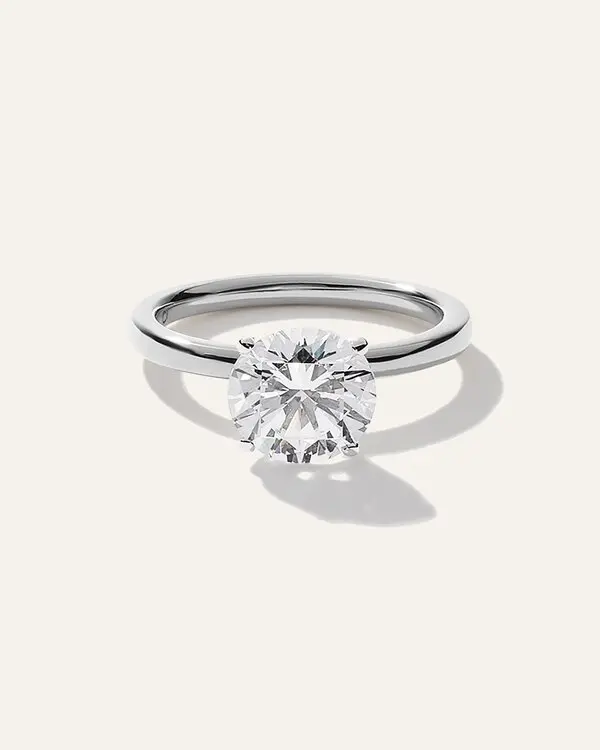 Quince Lab Grown Diamond Comfort Fit Engagement Ring - Platinum