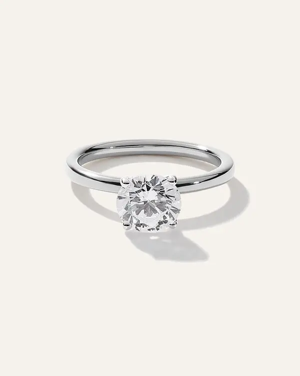 Quince Lab Grown Diamond Comfort Fit Engagement Ring - Platinum