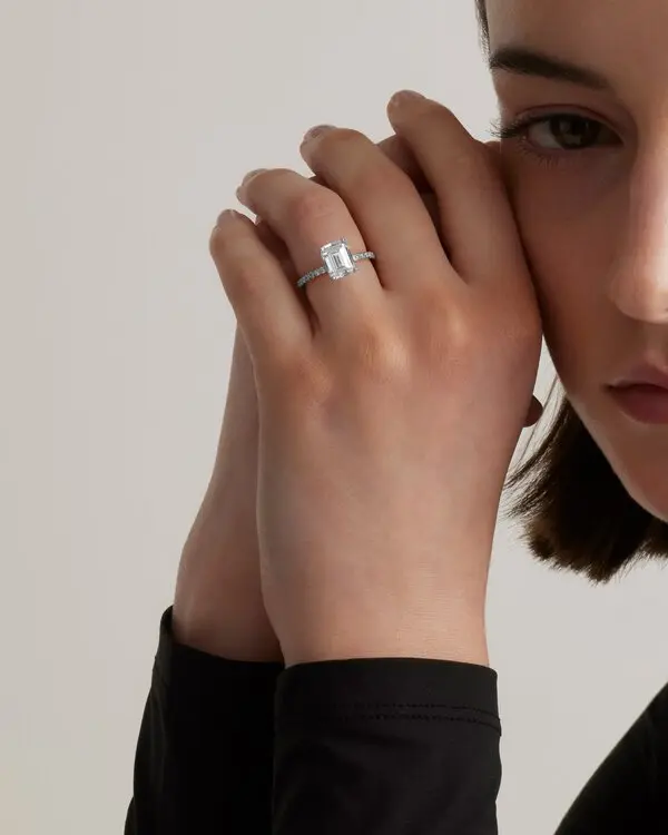 Quince Engagement Ring - Platinum