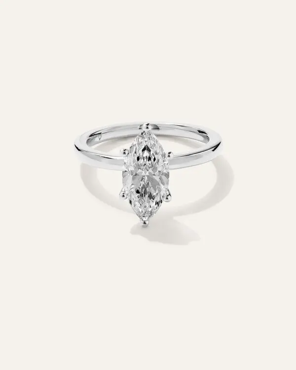 Quince Lab Grown Diamond Marquise Engagement Ring 2ct - Platinum
