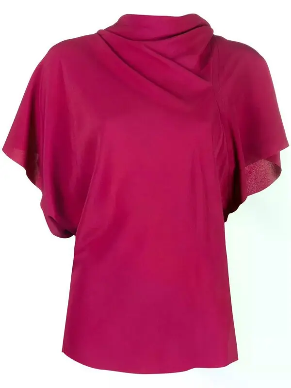 Rick Owens Asymmetric Draped Blouse