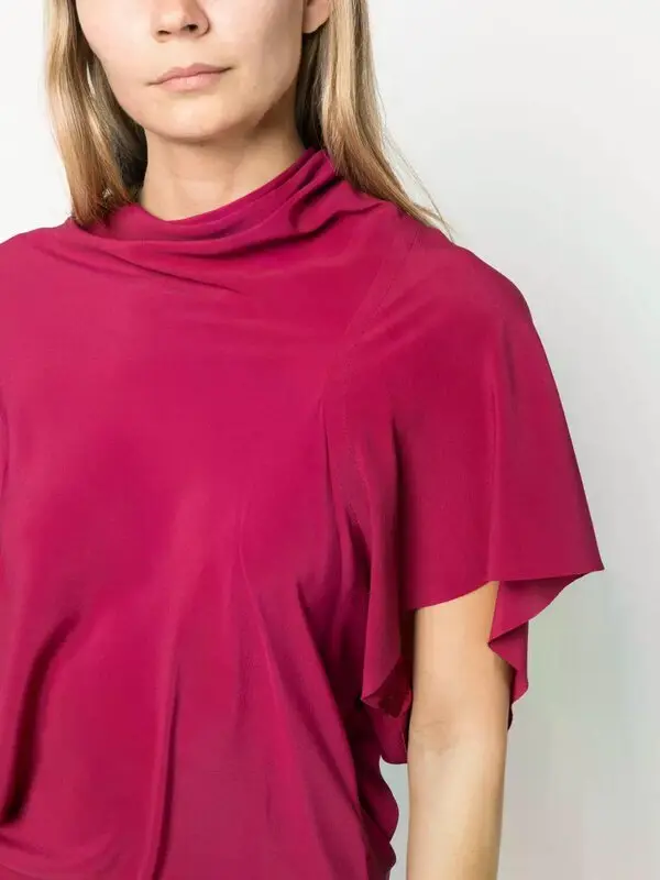 Rick Owens Asymmetric Draped Blouse