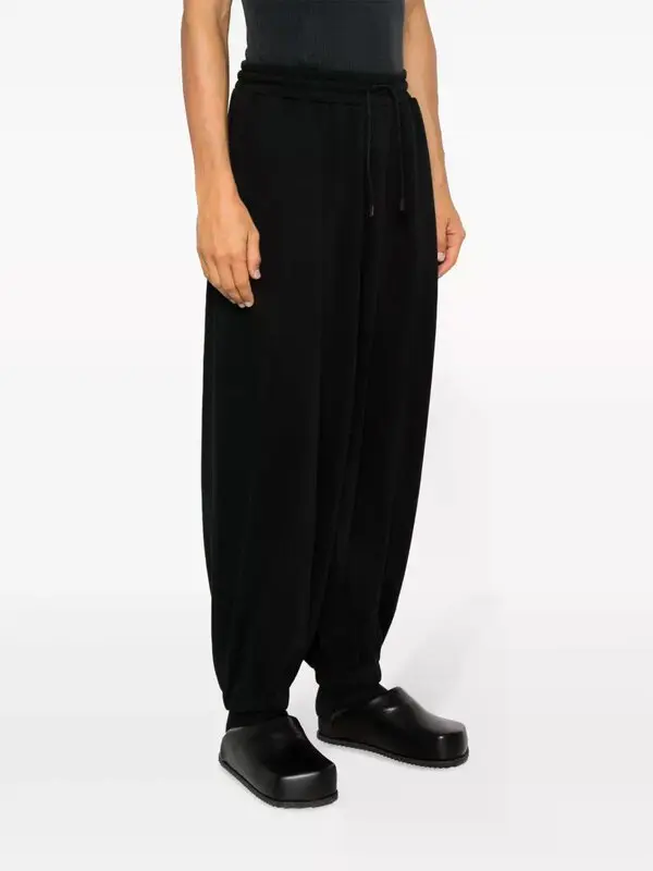 LỰU ĐẠN Logo-print Drop-crotch Track Pants