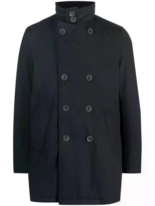 Herno Quilted Double-breasted Coat