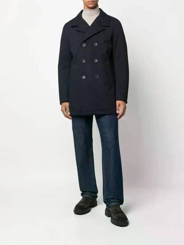 Herno Quilted Double-breasted Coat