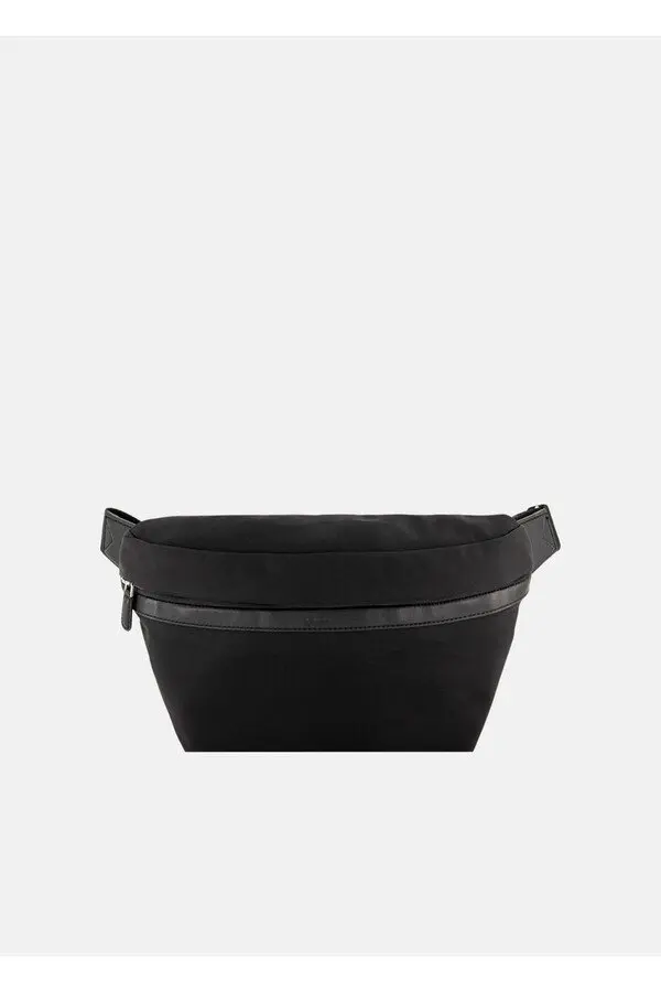 Vince Ventura Nylon Sling Bag - Black
