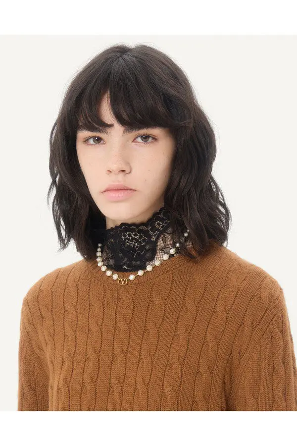 Valentino Garavani Vlogo Signature Necklace - Gold