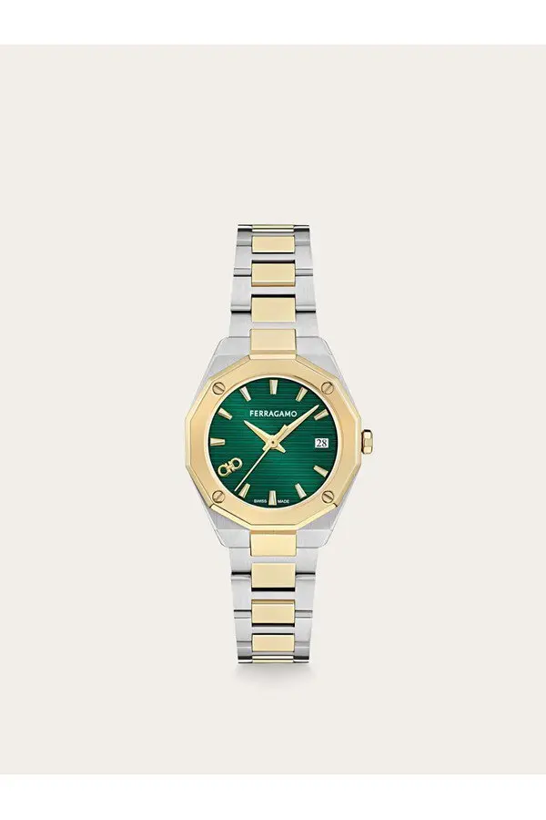 FERRAGAMO Edge Lady Watch - Green