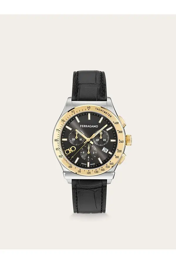 FERRAGAMO 1927 Chronograph Watch - Black