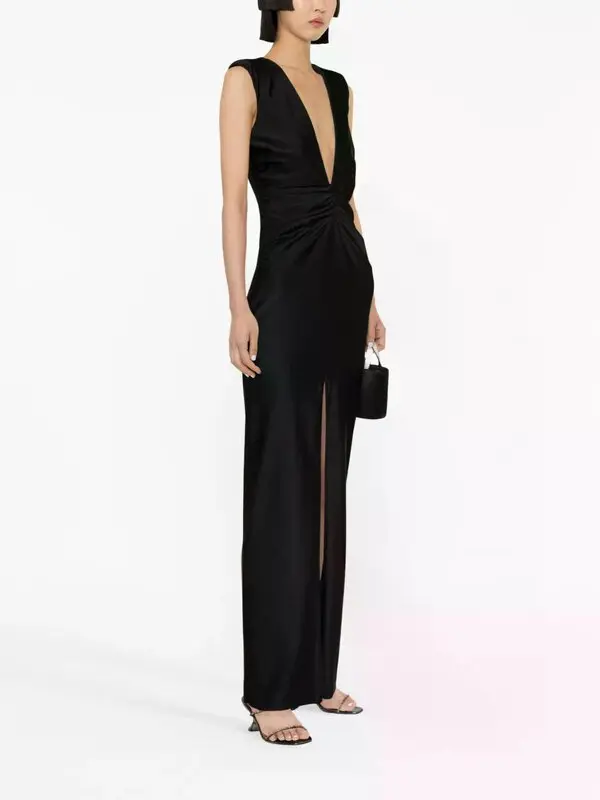 Amen Ruched-effect Maxi Dress