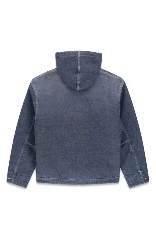 GUESS ORIGINALS Hooded Canvas Utility Jacket
