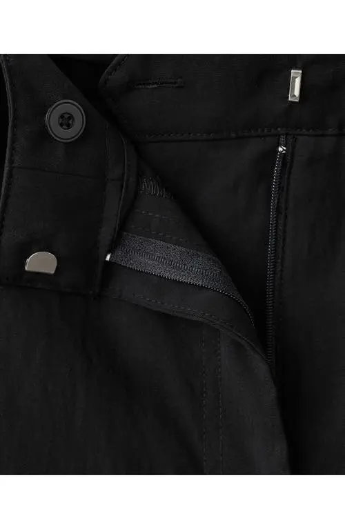 Mango Belted Straight-leg Trousers