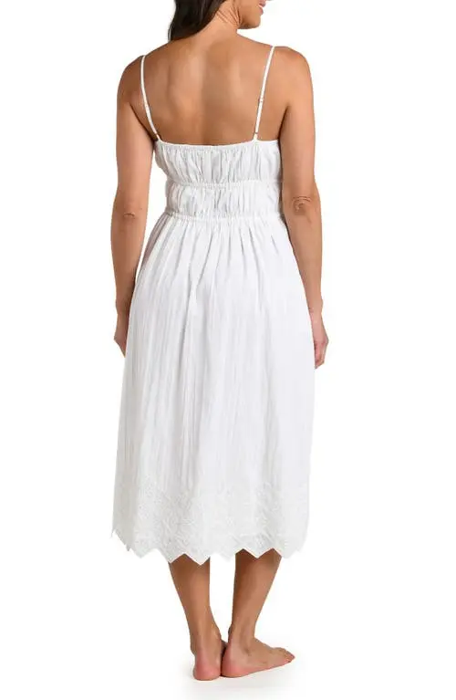 La Blanca Crinkle Collective Sundress - White