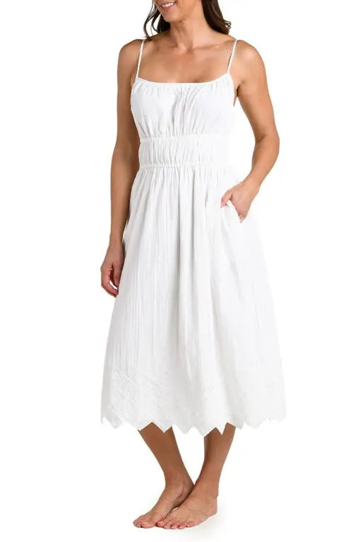 La Blanca Crinkle Collective Sundress - White