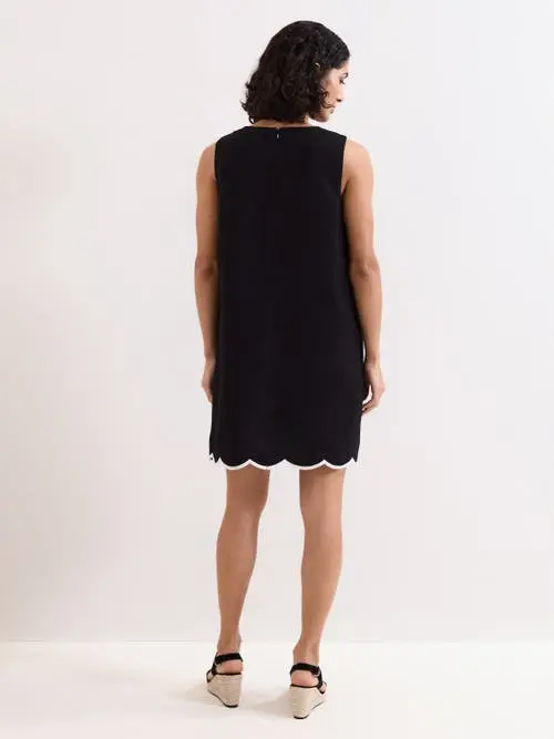 PHASE EIGHT Marta Scalloped Hem Shift Dress
