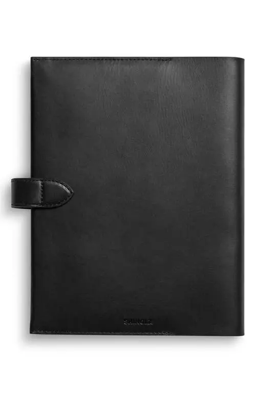 Shinola Snap Vachetta Leather Journal Cover