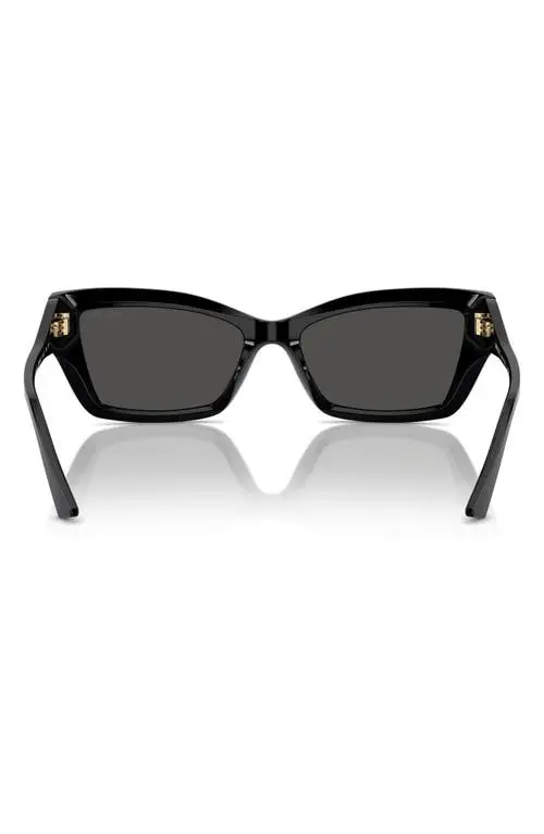 JIMMY CHOO Cat-eye Sunglasses - Black/dark Grey