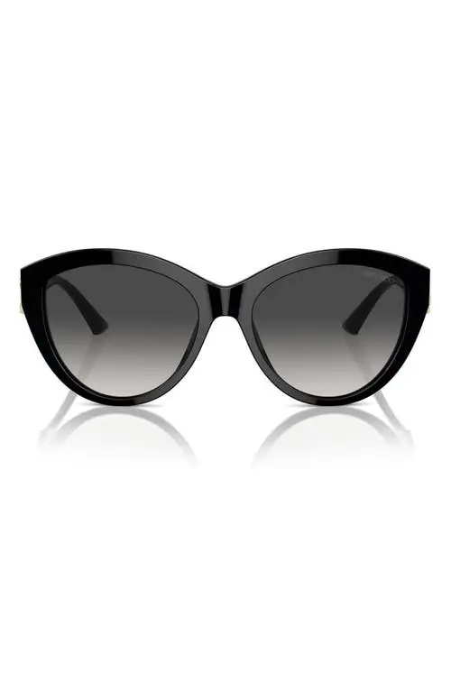 JIMMY CHOO 55mm Phantos Sunglasses - Black/gradient Grey