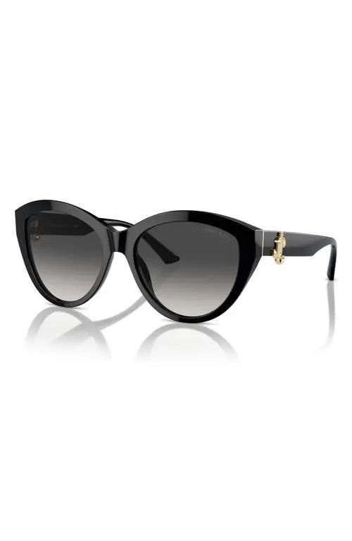 JIMMY CHOO 55mm Phantos Sunglasses - Black/gradient Grey
