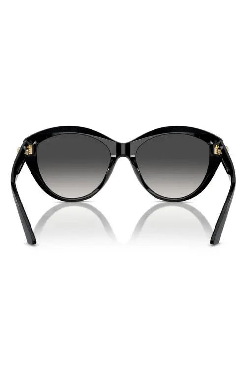 JIMMY CHOO 55mm Phantos Sunglasses - Black/gradient Grey