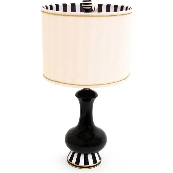 MACKENZIE-CHILDS Eclipse Table Lamp - Black
