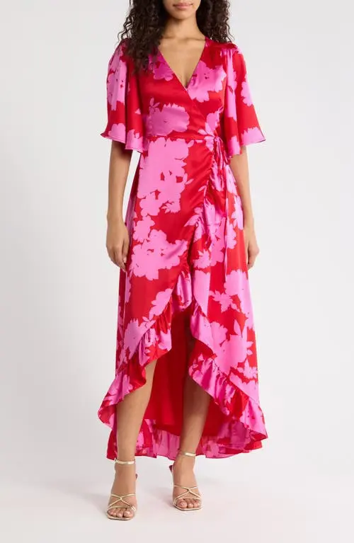 SUGARLIPS Burning Love Abelia High-low Maxi Dress