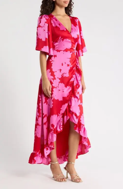 SUGARLIPS Burning Love Abelia High-low Maxi Dress
