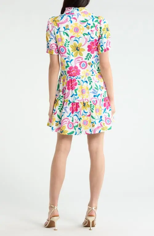 SUGARLIPS Kress Floral Domis Minidress