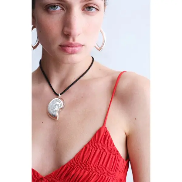 Mango Sleeveless Bodysuit - Red